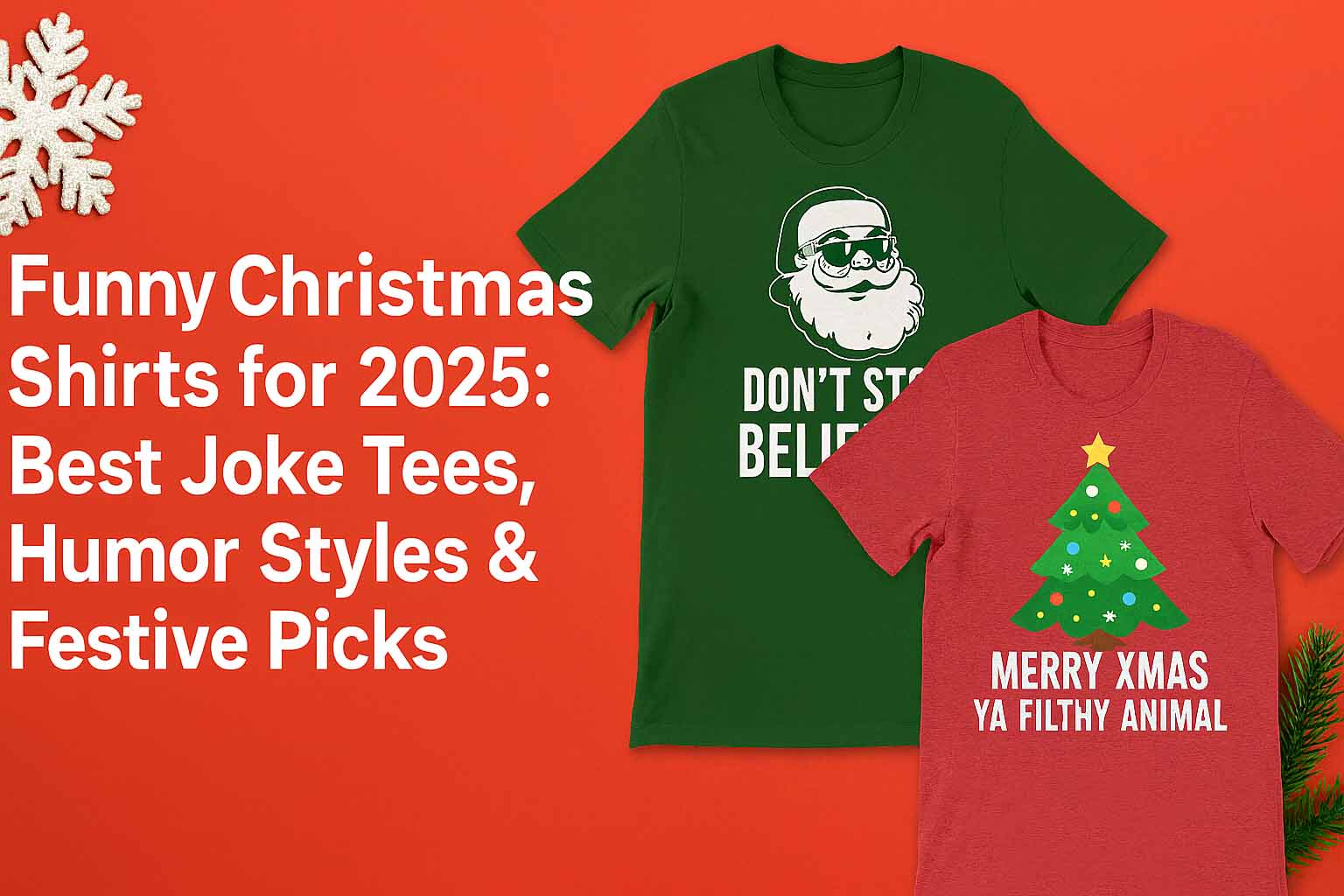 Funny Christmas Shirts for 2025: Best Joke Tees, Humor Styles & Festiv ...